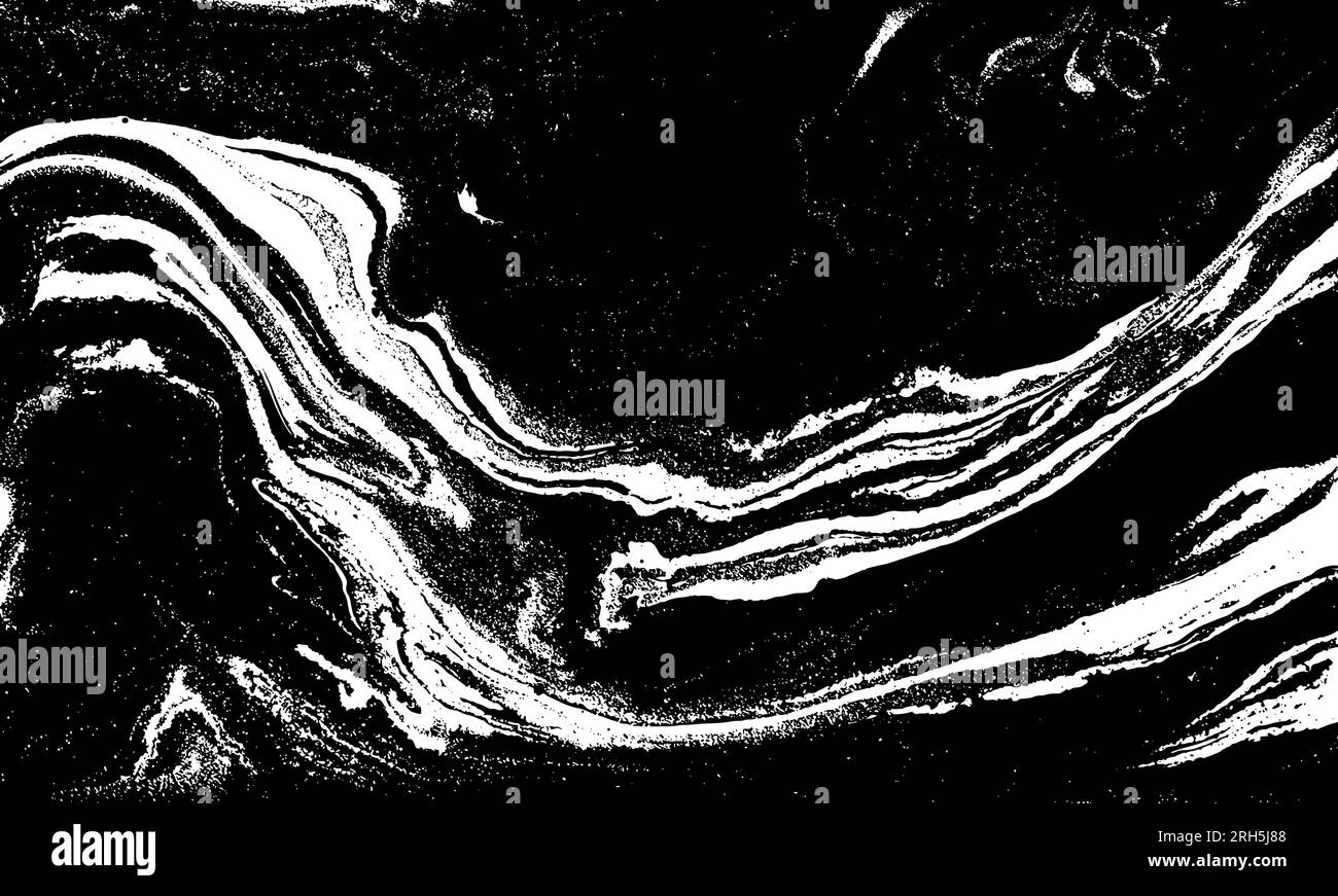 Black and White Grunge Wave Artwork Texture Stock Vector Image & Art ...