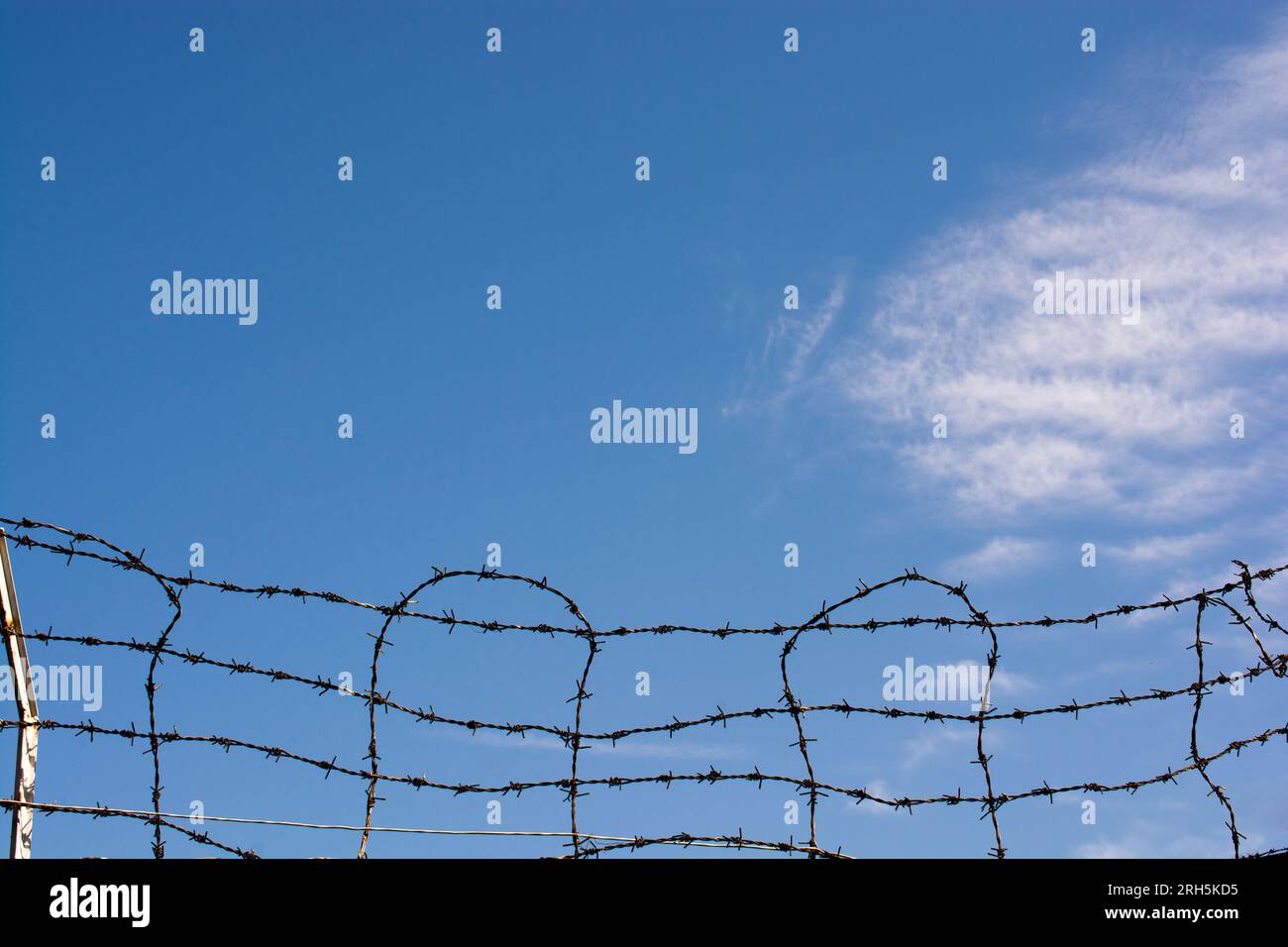 Barbed fence hi-res stock photography and images - Alamy