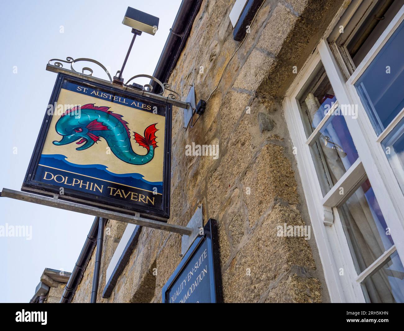 Dolphins Tavern 16th Century Building, Penzance, Cornwall, England, UK ...