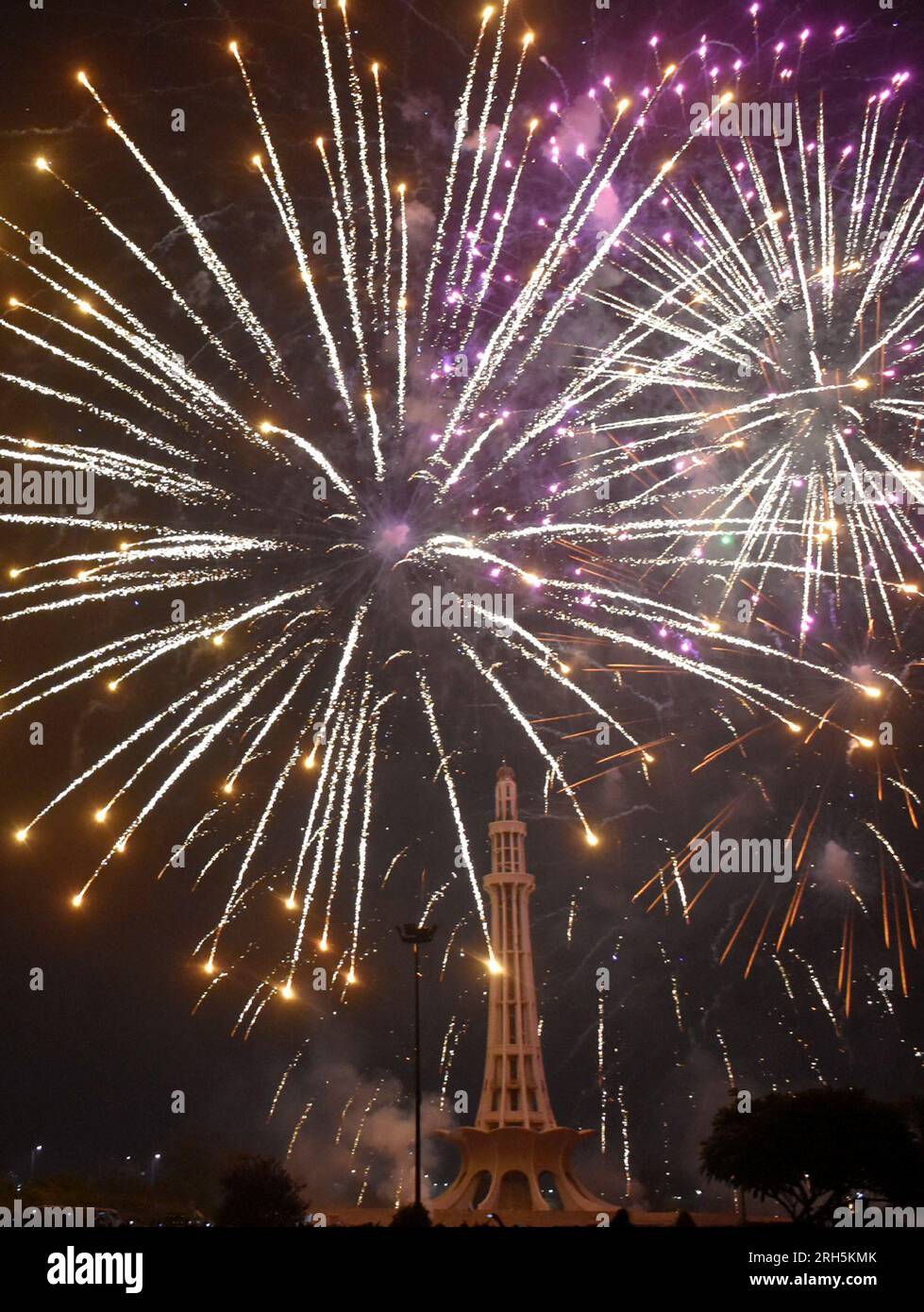 Lahore. 14th Aug, 2023. This photo taken on Aug. 14, 2023 shows ...