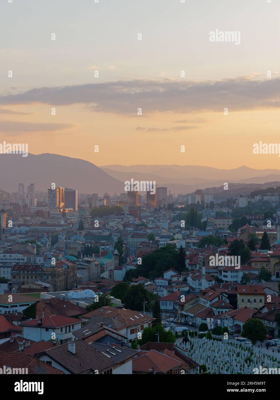 Sarajevo sunset sarajevo bosnia sarajevo hi-res stock photography and ...