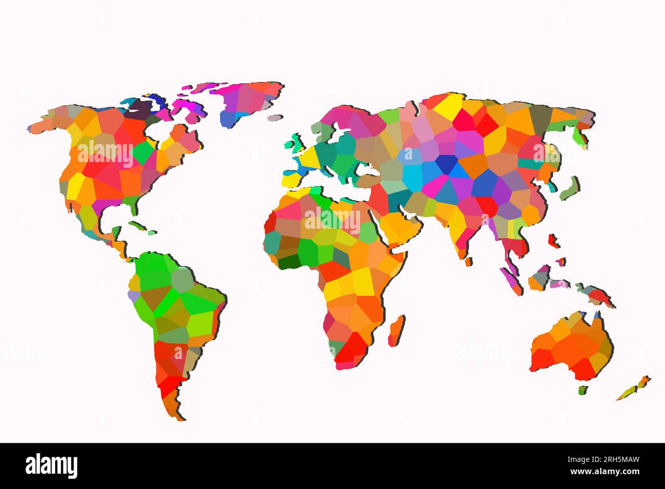 Roughly sketched out world map as global business concepts Stock Photo ...