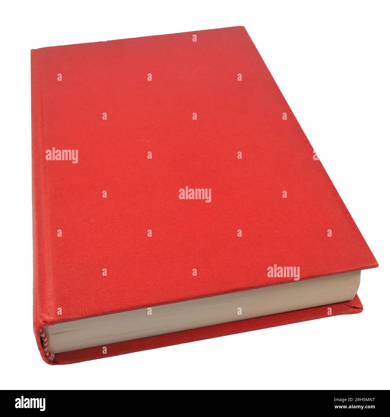 red book isolated over a white background Stock Photo - Alamy