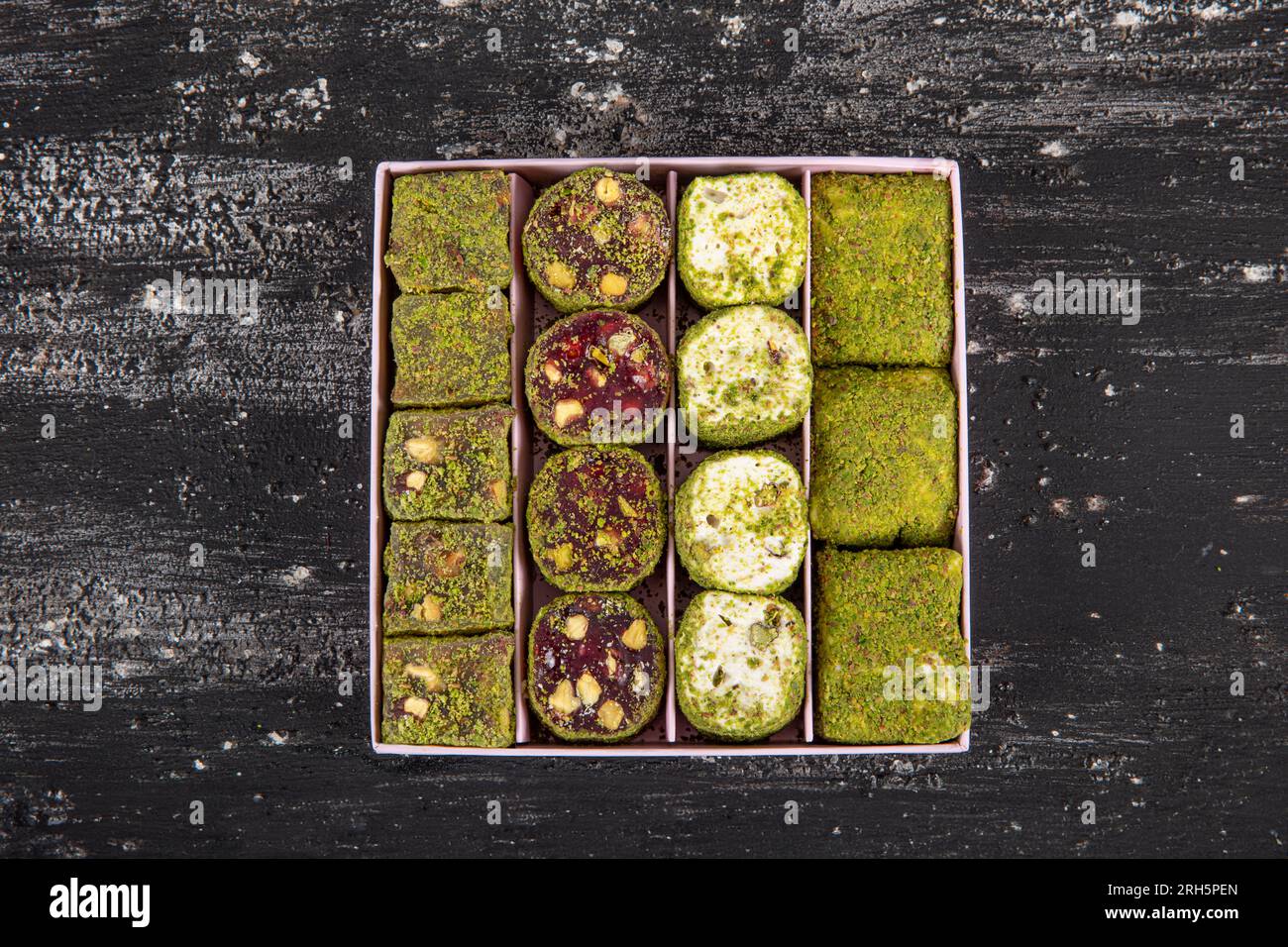 Various luxury turkish delights in gift box. Turkish Desserts, Ramadan ...