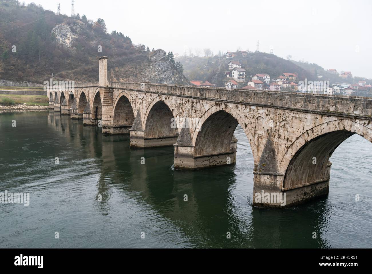 Mehmed Pasa Sokolovic bridge, Visegrad Stock Photo - Alamy