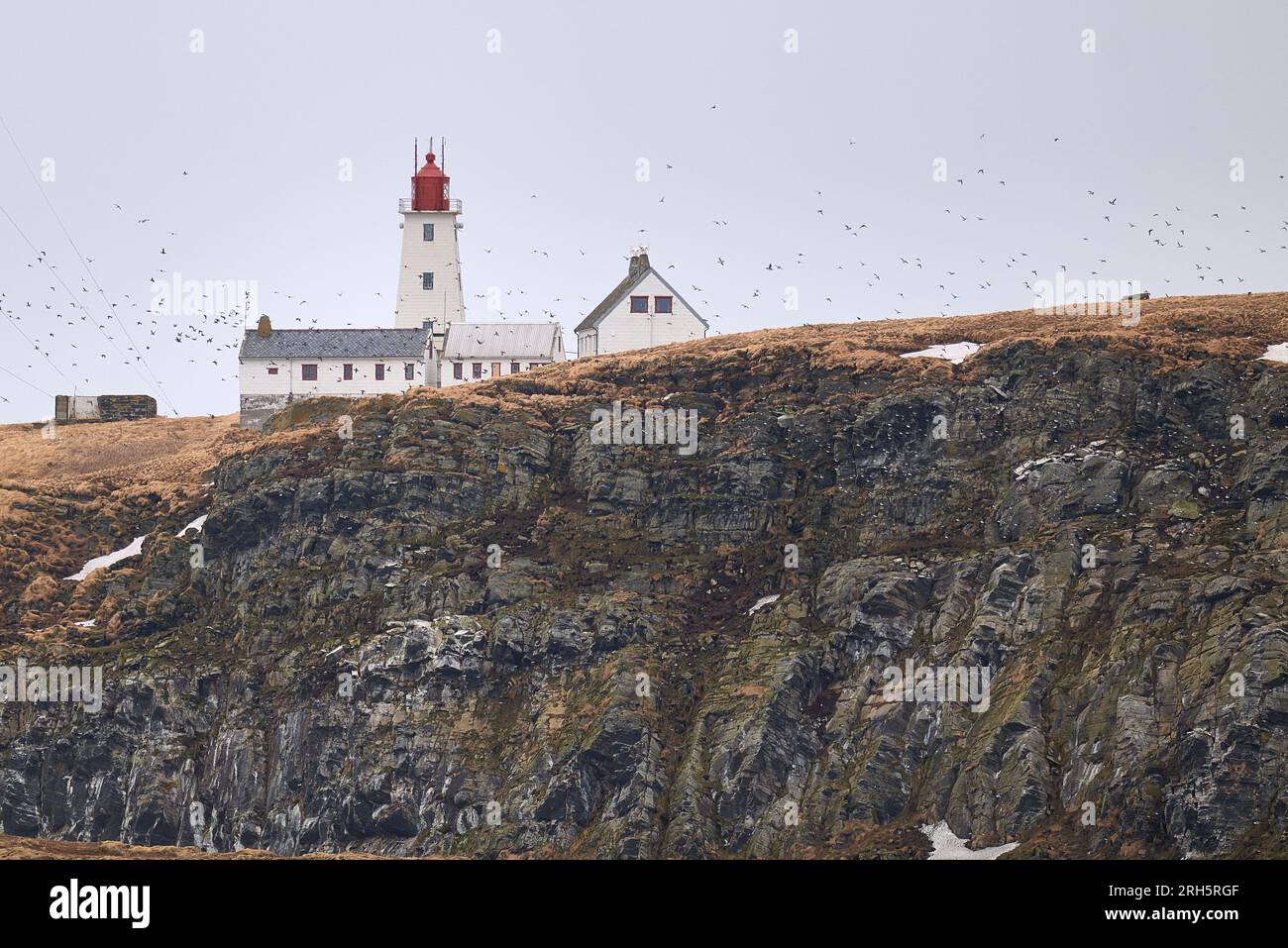 The Wooden Tower Of The Vardø Lighthouse, Built In 1896 On The Small ...