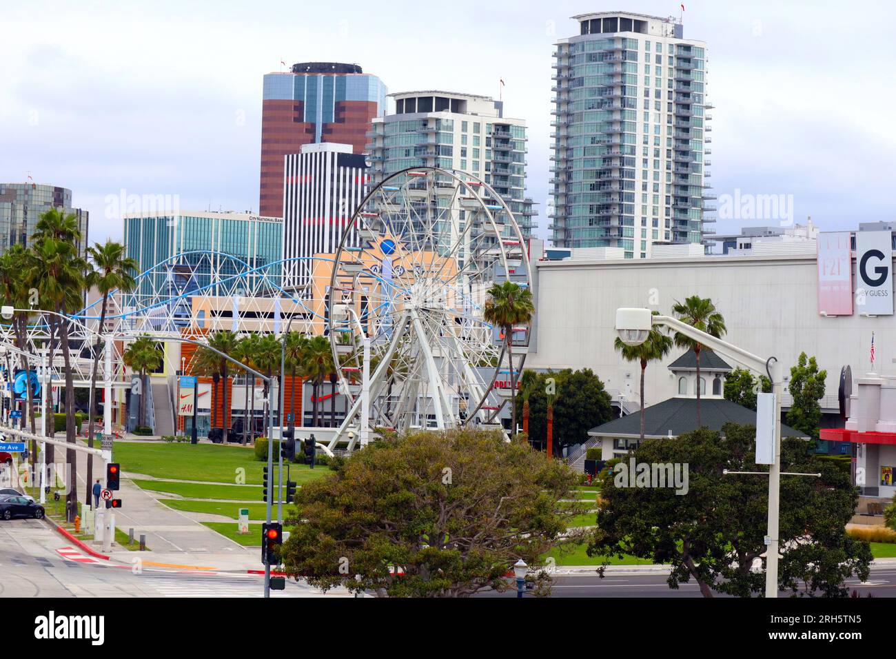 Long Beach, California: detail of THE PIKE OUTLETS, retail Shopping ...