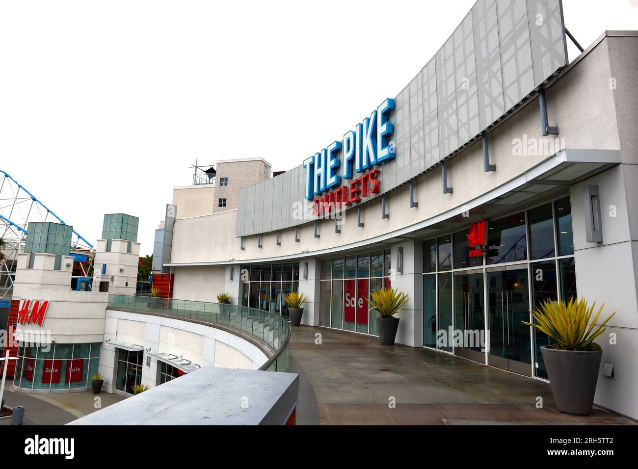 Long Beach, California: detail of THE PIKE OUTLETS, retail Shopping ...