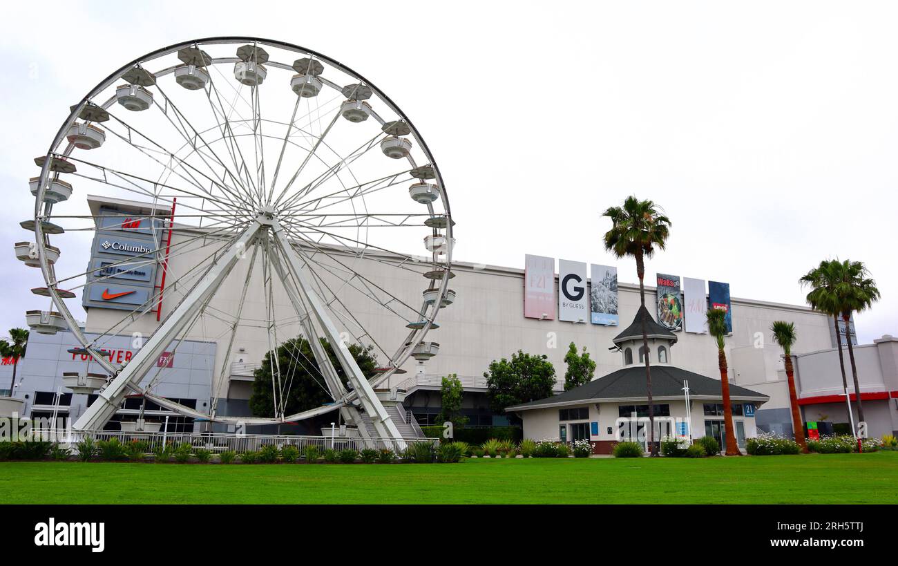 Long Beach, California: detail of THE PIKE OUTLETS, retail Shopping ...