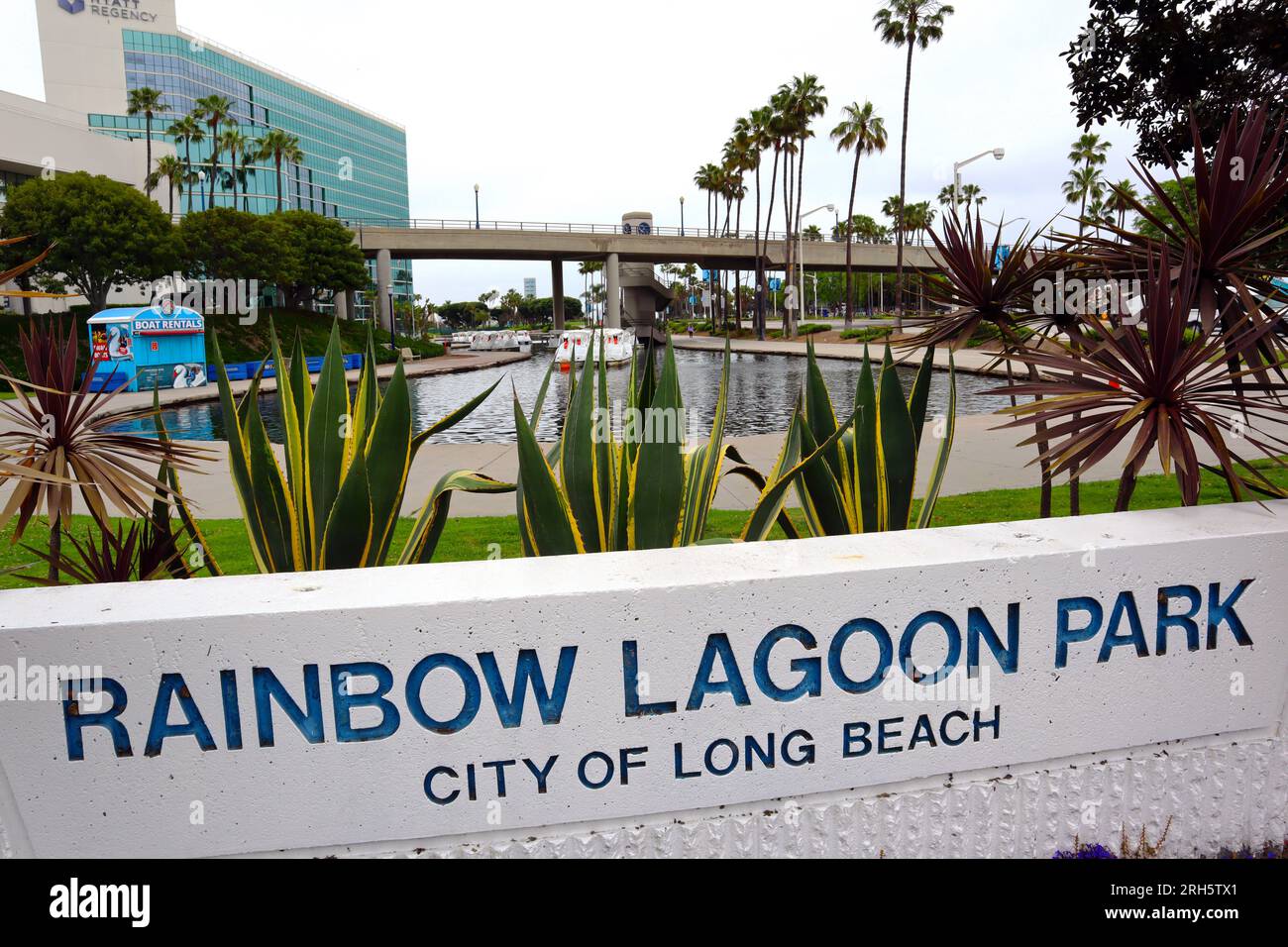 Rainbow lagoon long beach hi-res stock photography and images - Alamy