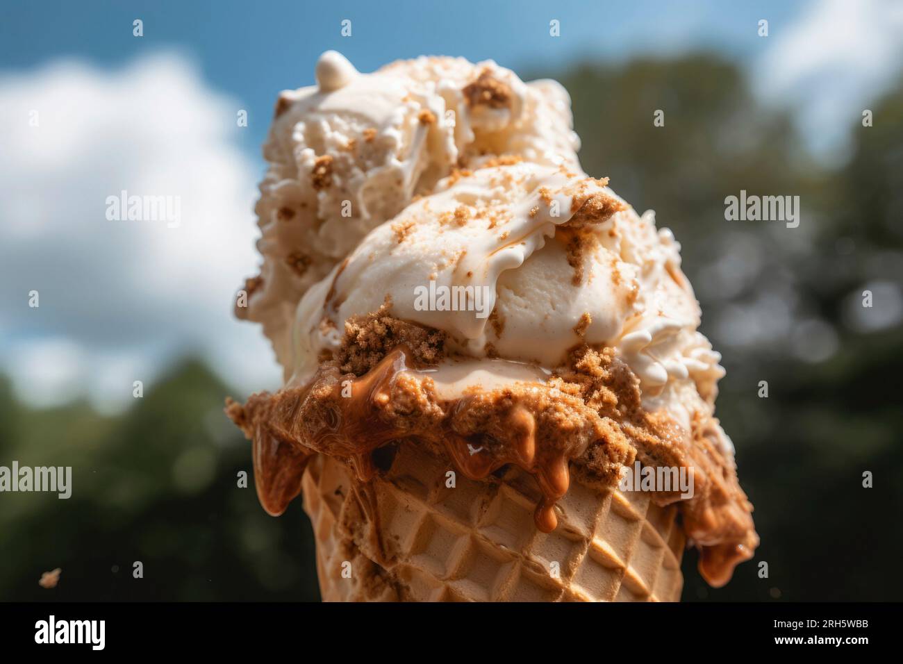 Tempting swirl of creamy delight hi-res stock photography and images ...