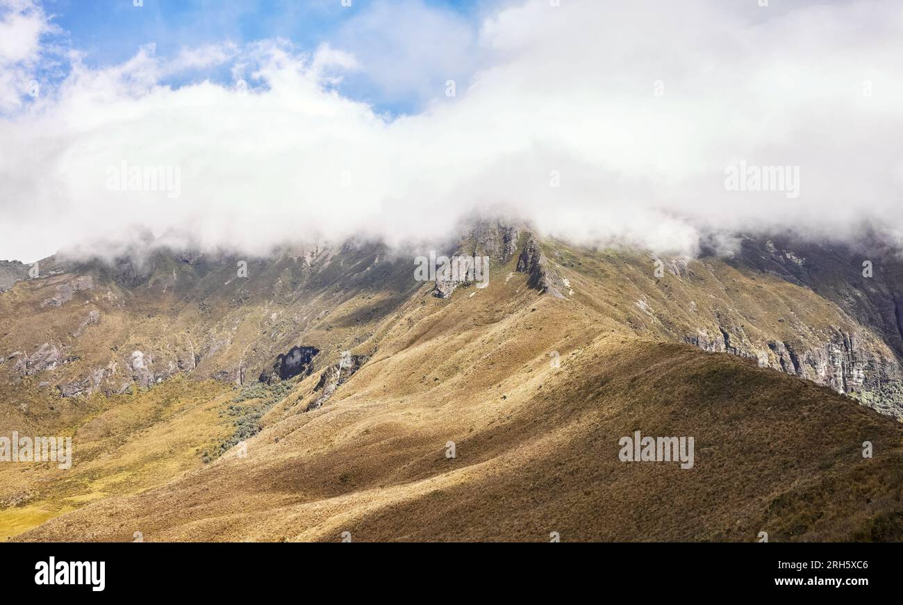 Ruminahui, dormant stratovolcano (4721 meters above sea level ...