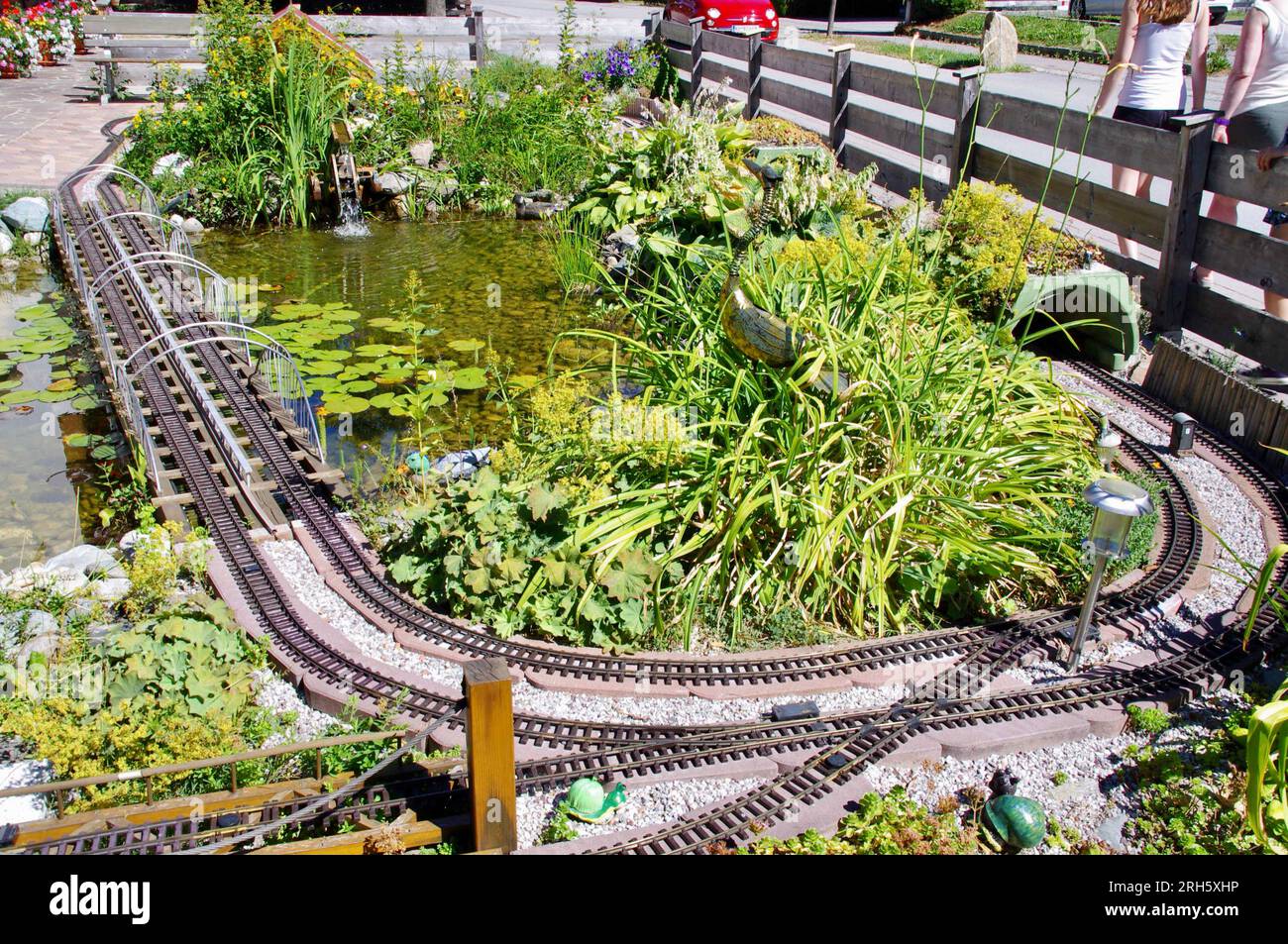 Kufstein, Austria. A Model Railway in the town centre Stock Photo - Alamy
