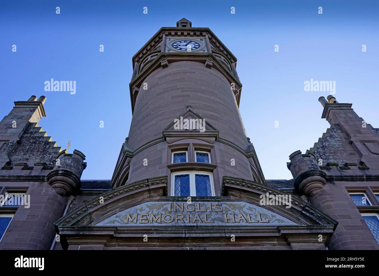 Inglis Memorial Hall, Edzell, Angus Scotland Stock Photo - Alamy
