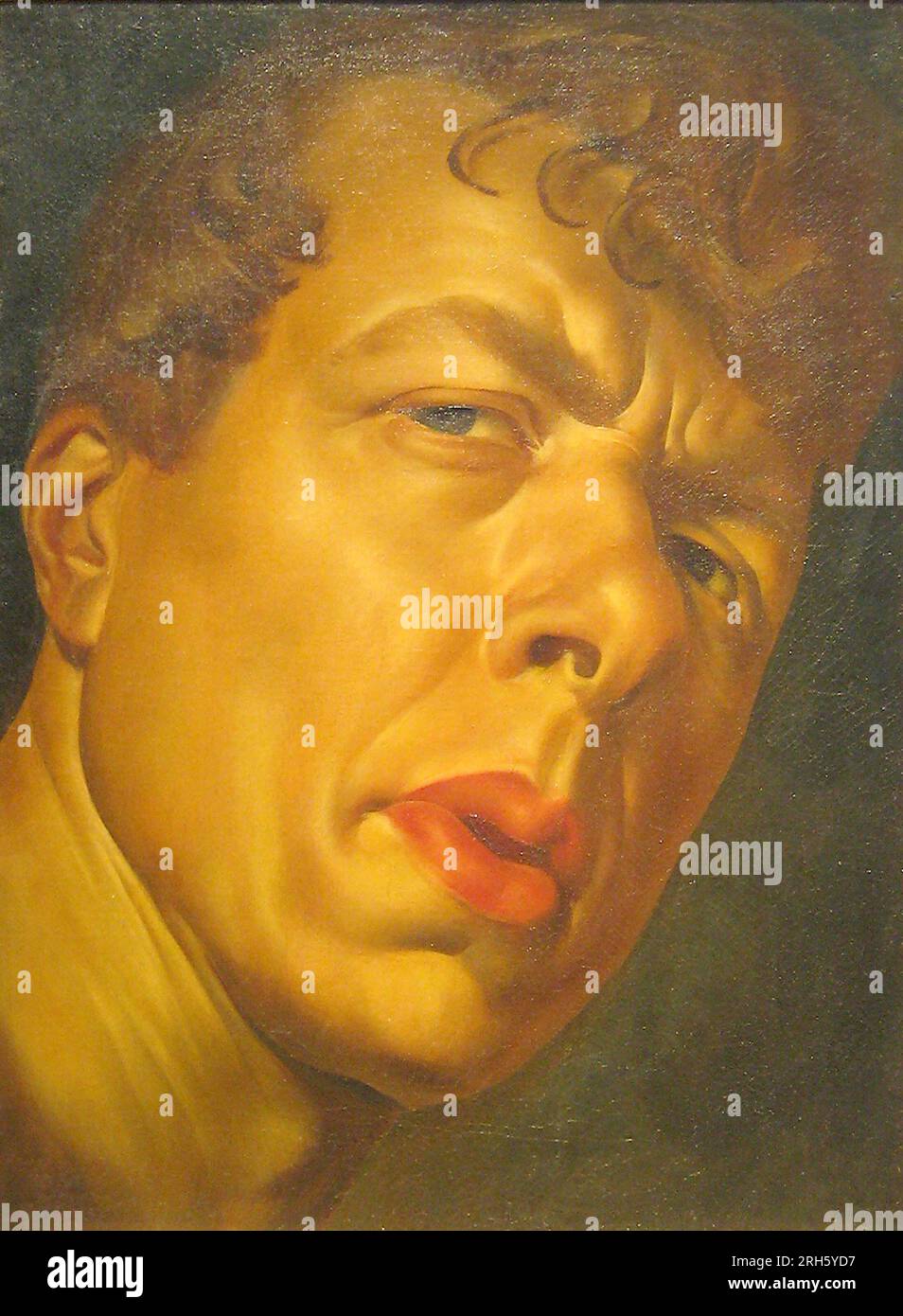 Alexandre Jacovleff - Portrait of the Artist Boris Grigoriev - 1920's ...