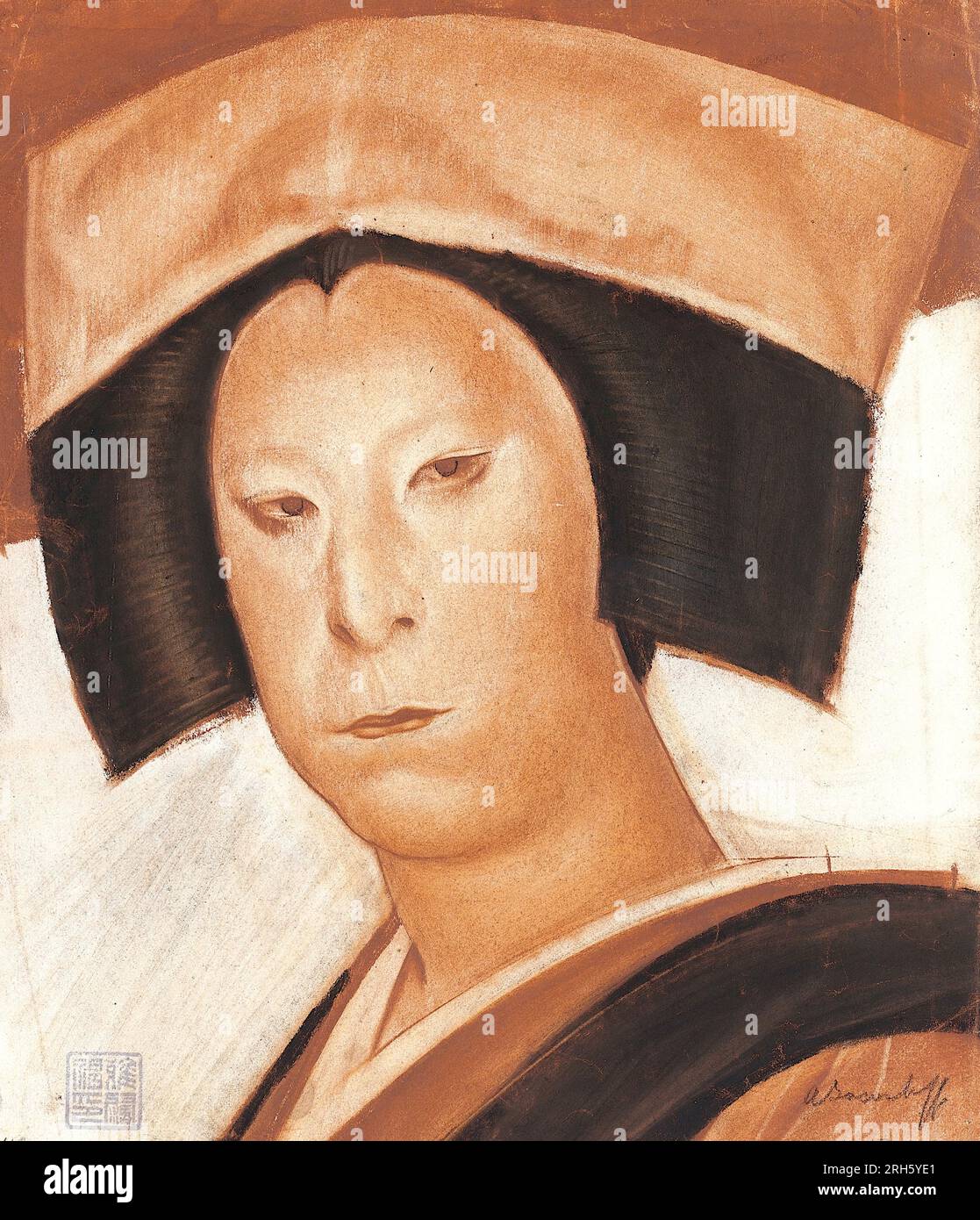 Alexandre Jacovleff - Nakamura Utaemon V Stock Photo - Alamy