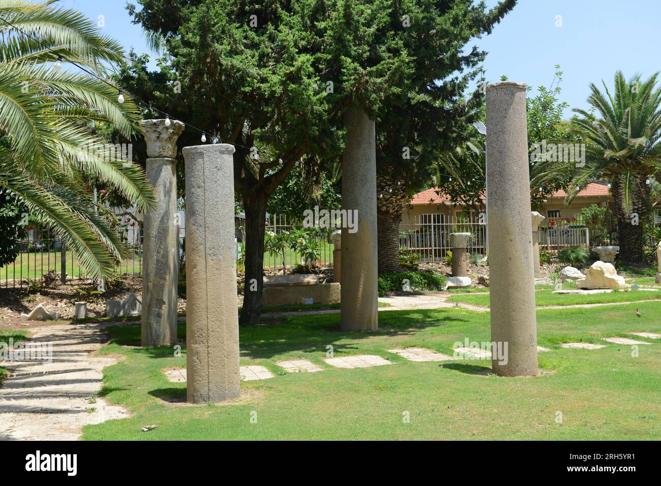 The archeological museum in Kubbutz Sdot Yam, Israel Stock Photo - Alamy