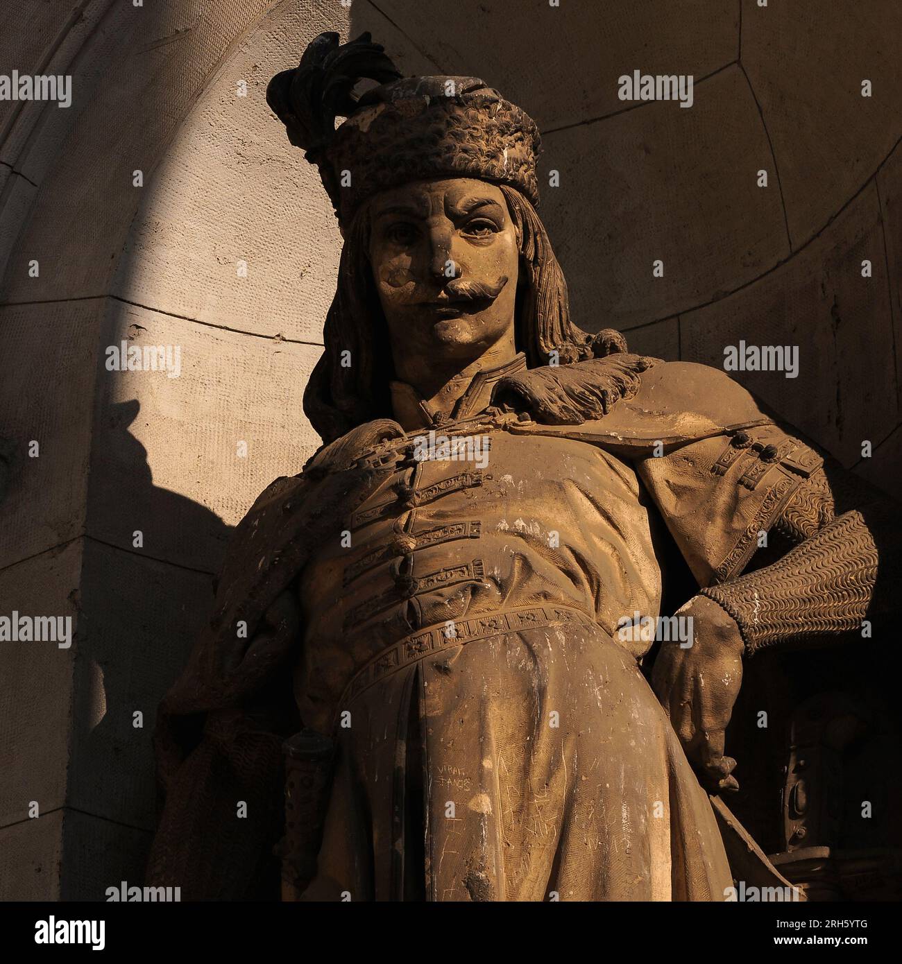 Statue of János Hunyadi (1407 - 1456), Governor of the Kingdom of ...