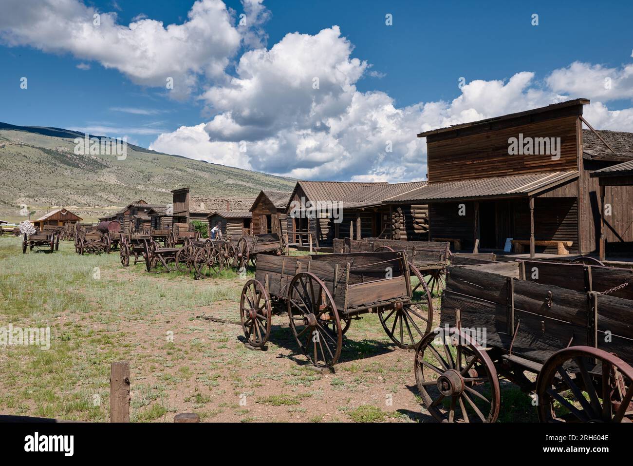 Old Trail Town, Cody, Wyoming, United States of America Stock Photo - Alamy