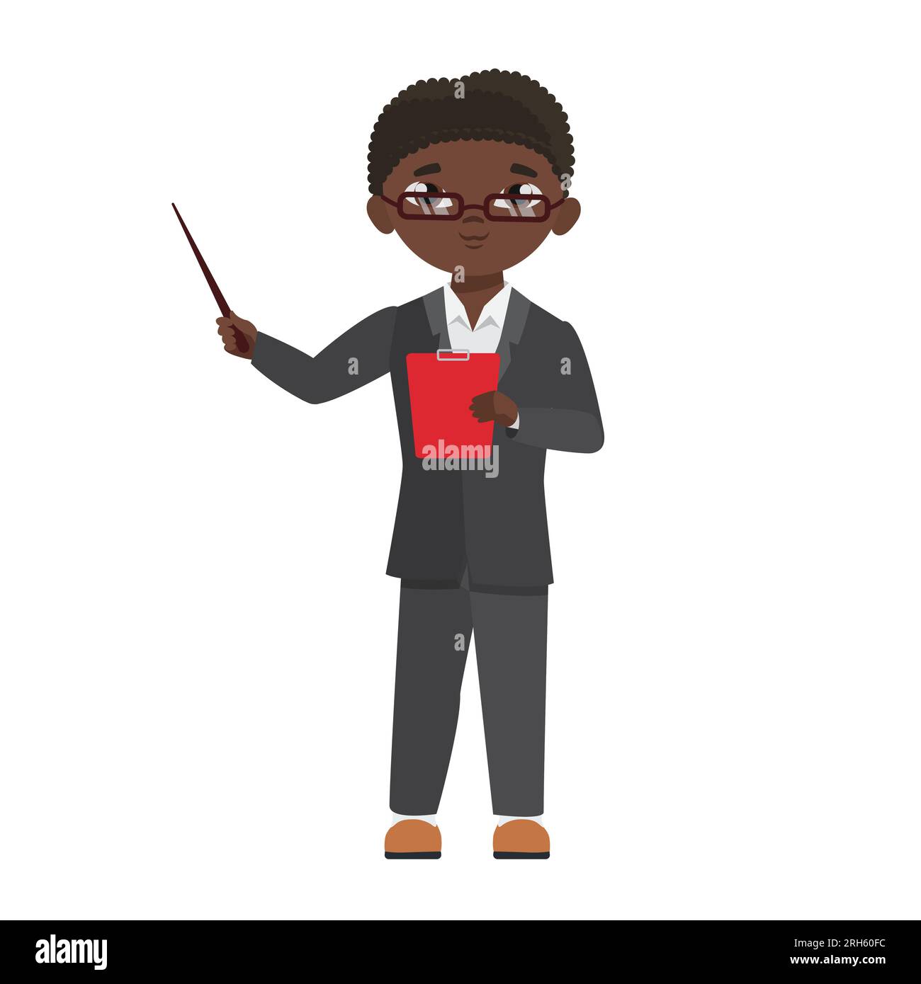 Kid profession school teacher. Future dream job for children vector ...