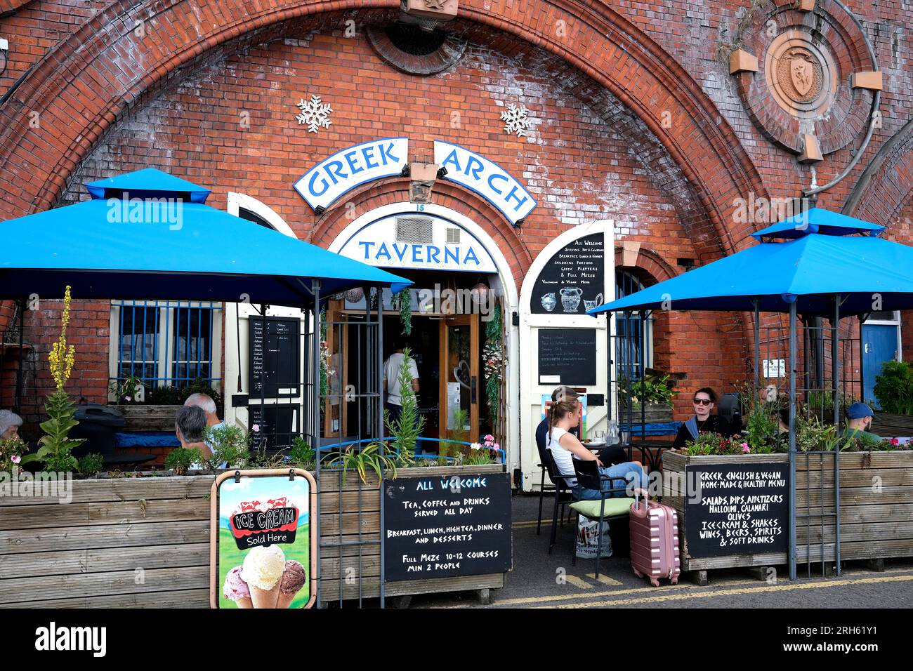 restaurant in ramsgate royal marina,ramsgate town,east kent,uk august ...