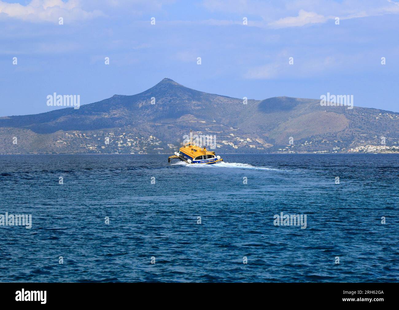 Flying Dolphin ferry between Agistri and Aegina, Greece Stock Photo - Alamy