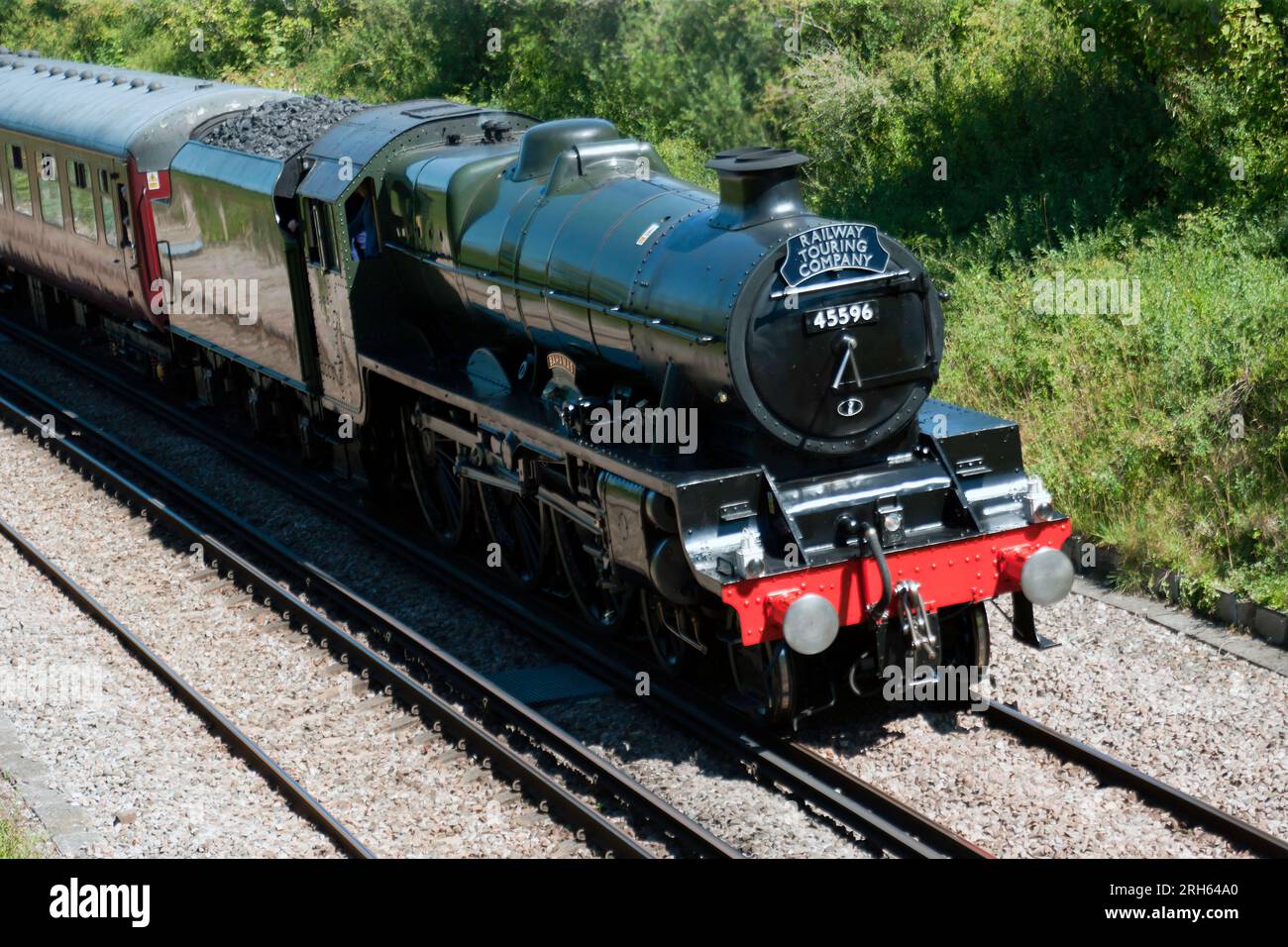 The Railway Touring Company's LMS Jubilee Class 4-6-0 "Bahamas", about ...