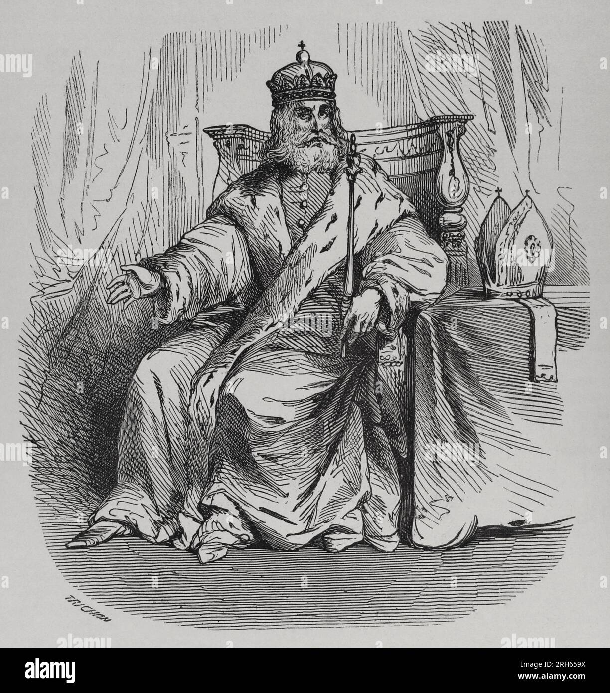 Coloman the Learned (c. 1070-1116). King of Hungary (1095-1116) and ...