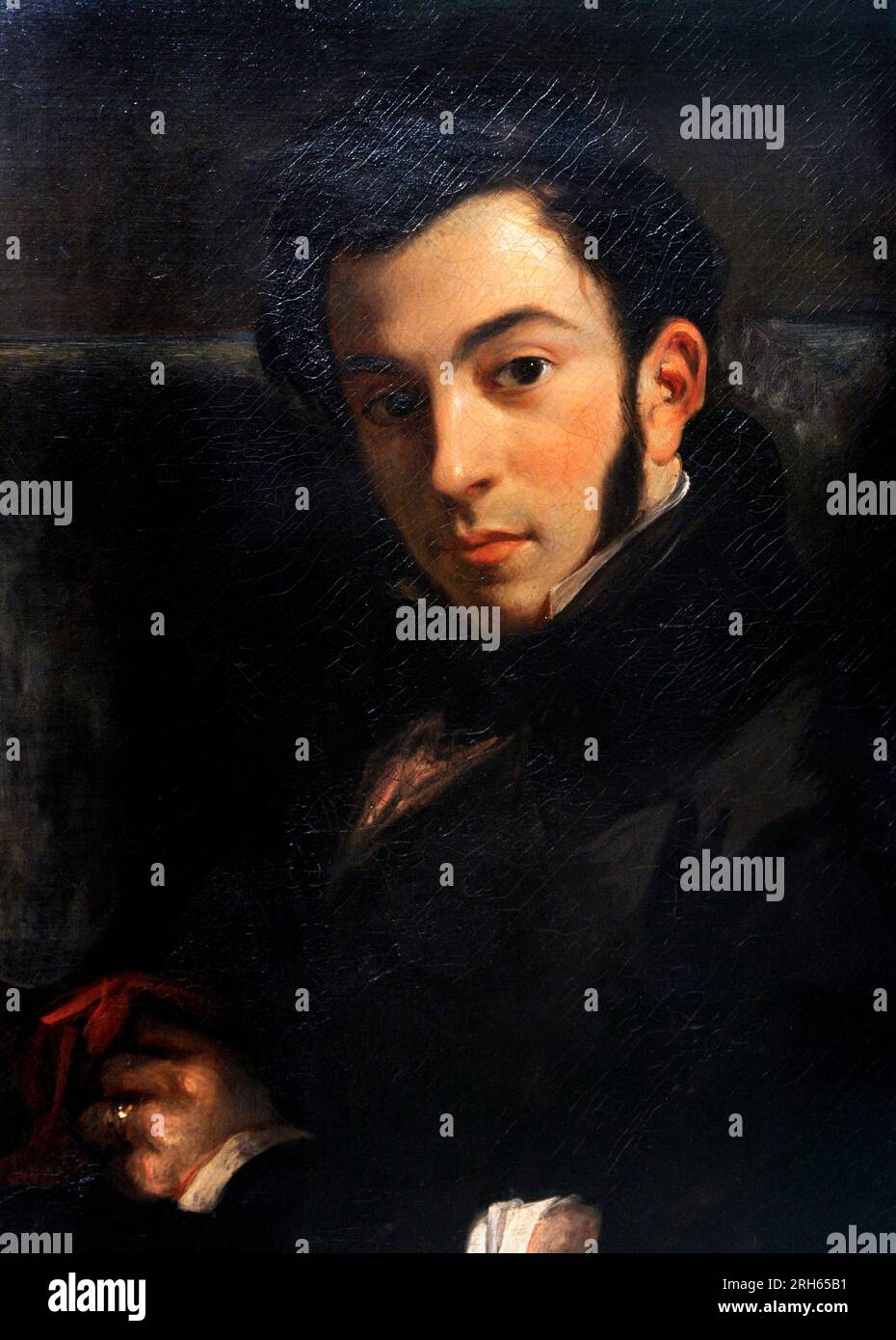 Frederic Villot (1809-1875). French printmaker. Portrait, 1832, by ...