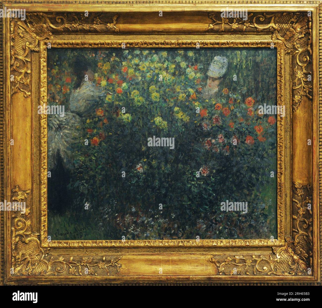 Claude Monet (1840-1926). French Impressionist painter. Two Women among ...