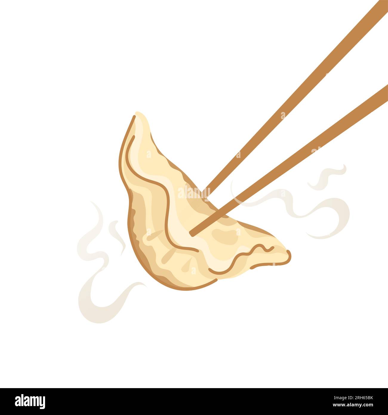 Jiaozi. Chinese New Year fried dumplings, shaped like ancient silver ...