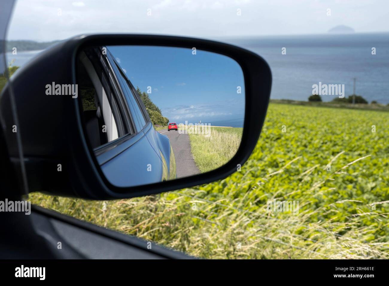External mirror in a car Stock Photo - Alamy