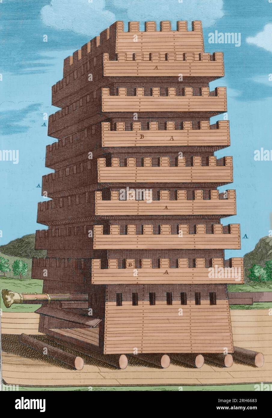 Roman siege tower hi-res stock photography and images - Alamy