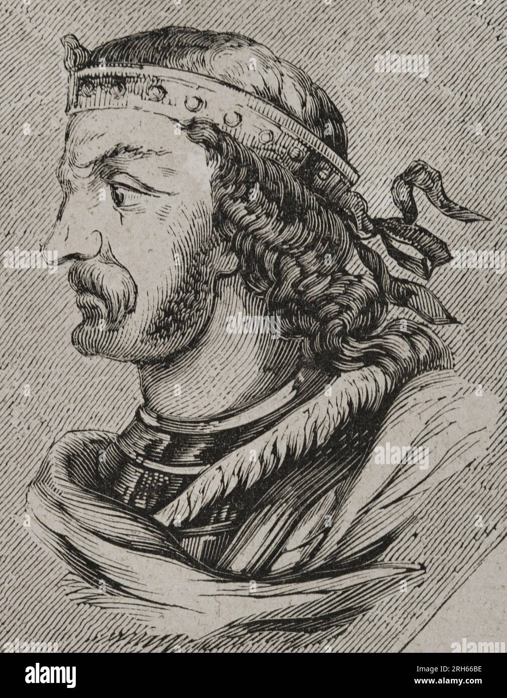 Erwig (d. 687). King of the Visigoths in Hispania from 680 to 687 ...