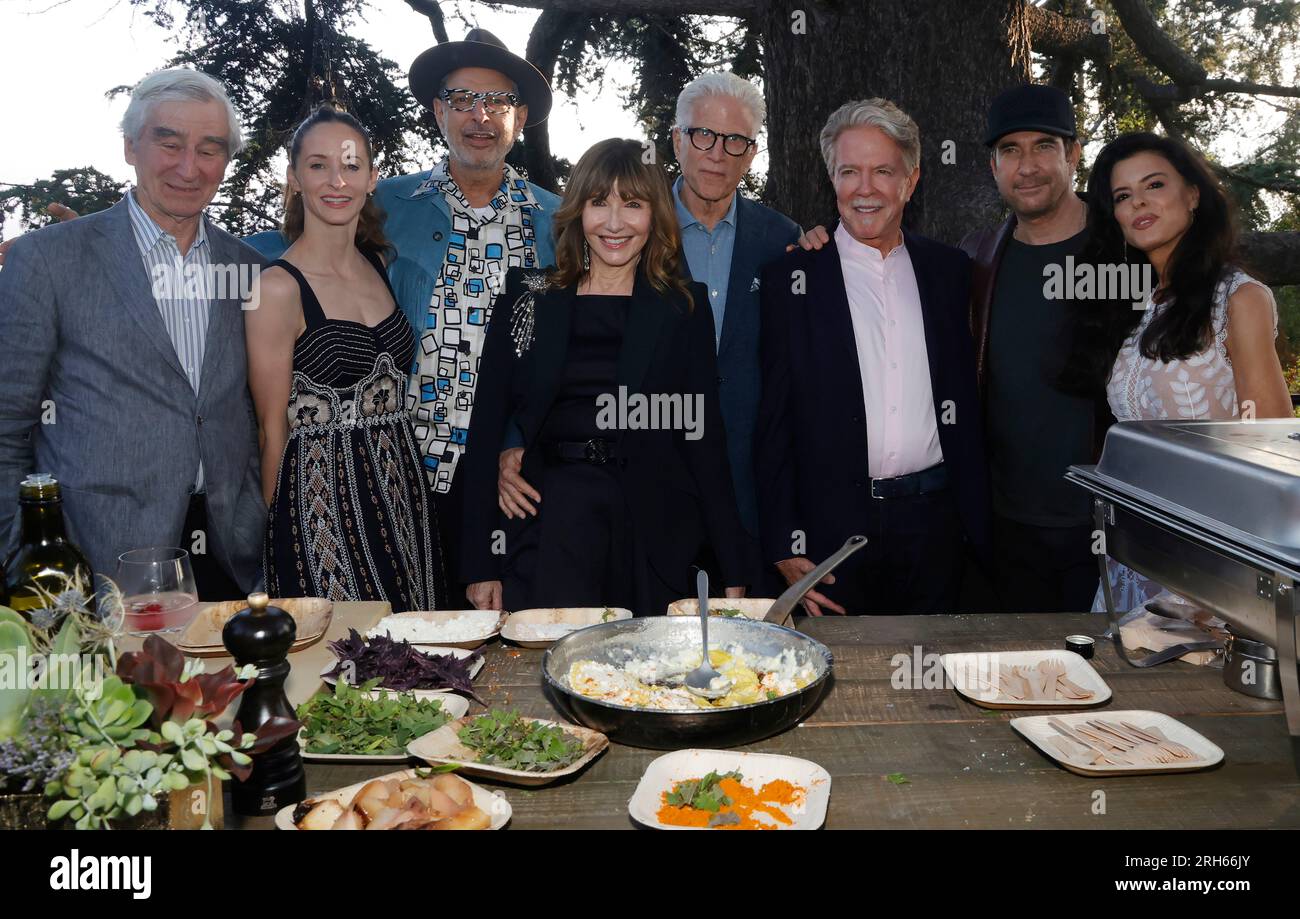 Hollywood, Ca. 13th Aug, 2023. Sam Waterston, Emilie Livingston, Jeff ...