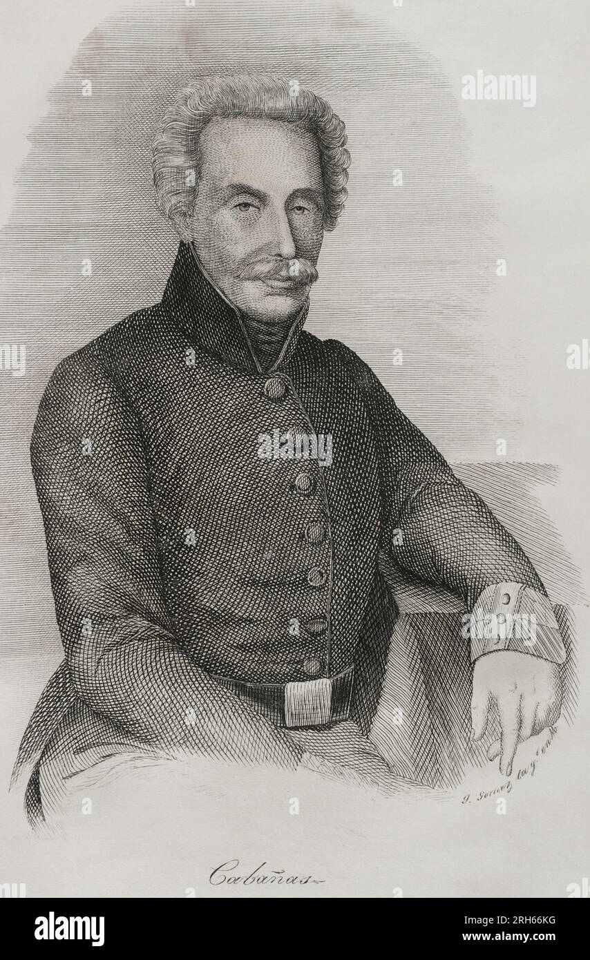 Manuel de Medina Verdes y Cabanas (1773-1856). General and Minister of ...