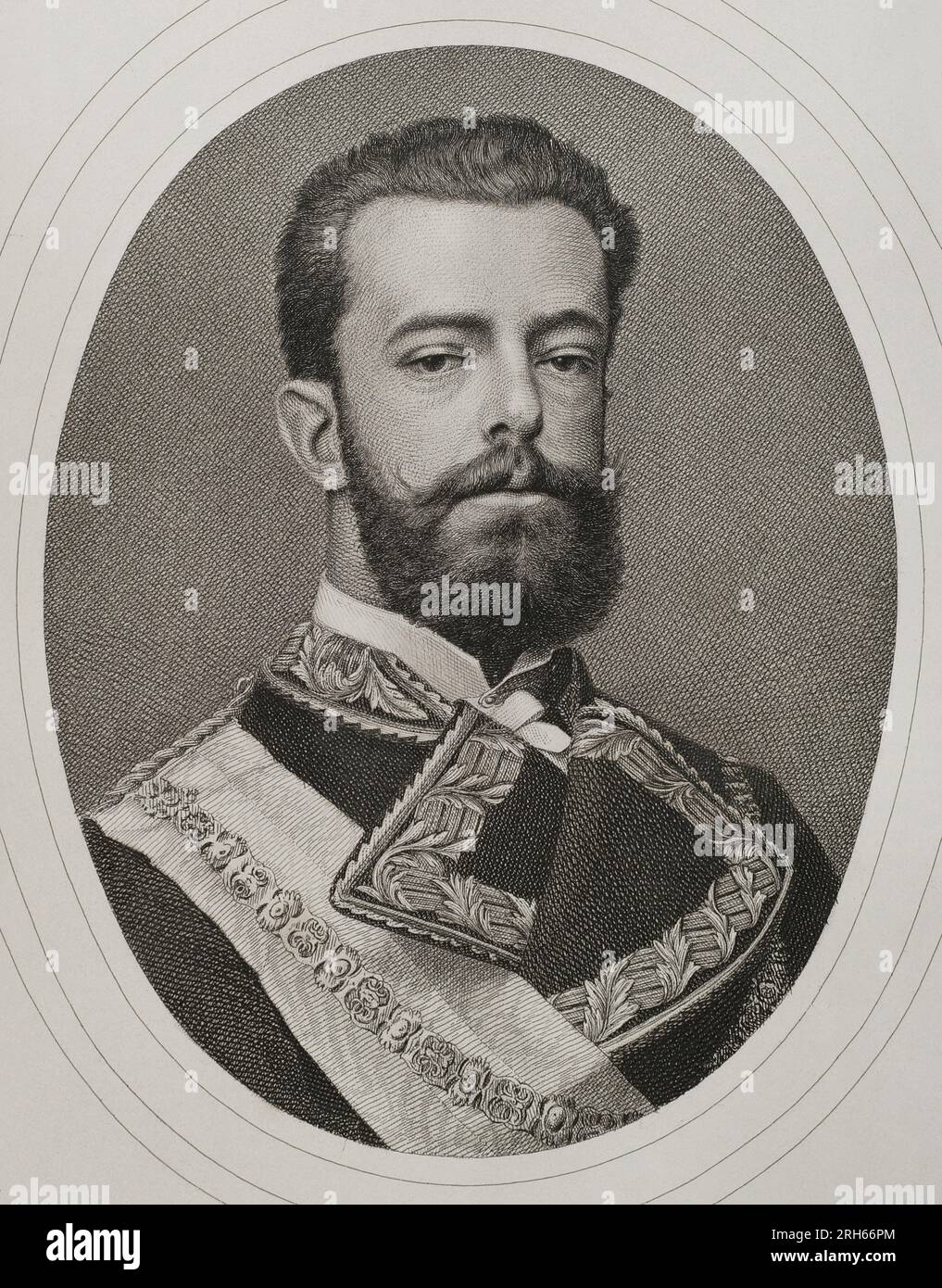 Amadeo I of Spain (1845-1890). King of Spain from January 2, 1871 to ...
