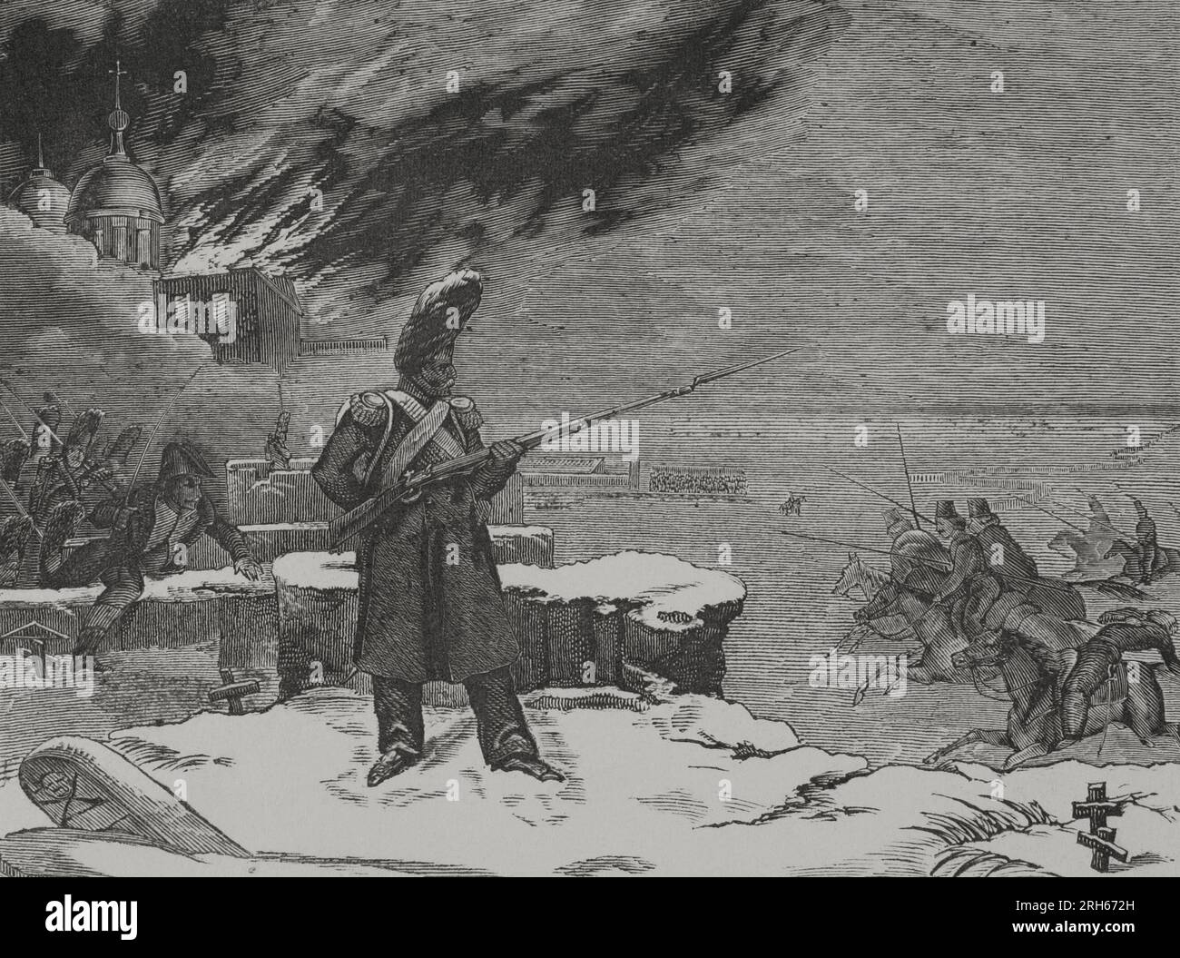 Napoleonic Wars. Russian campaigns. On 14 September 1812, French troops ...