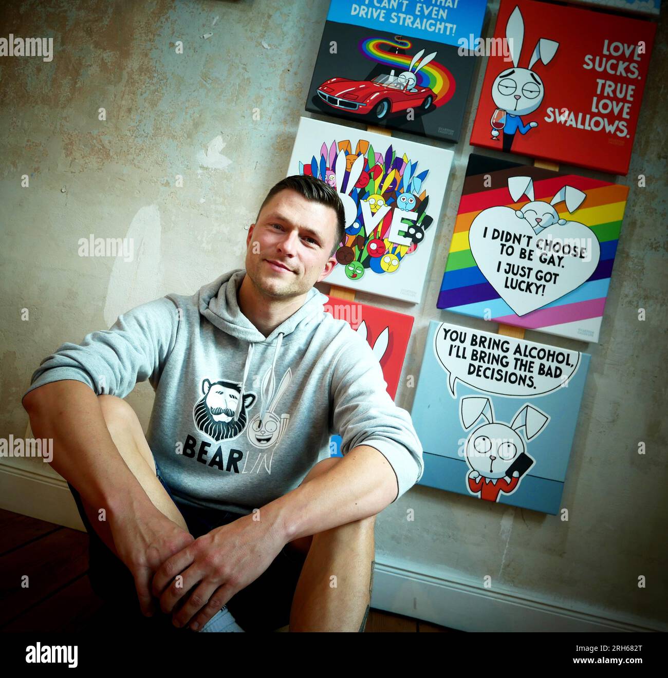 Berlin, Germany. 09th Aug, 2023. Pop artist Juraj Straka, taken at the ...