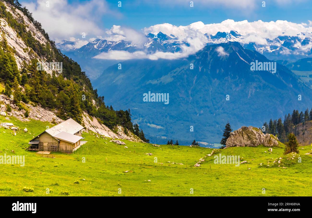 Alpine mountainous hi-res stock photography and images - Alamy