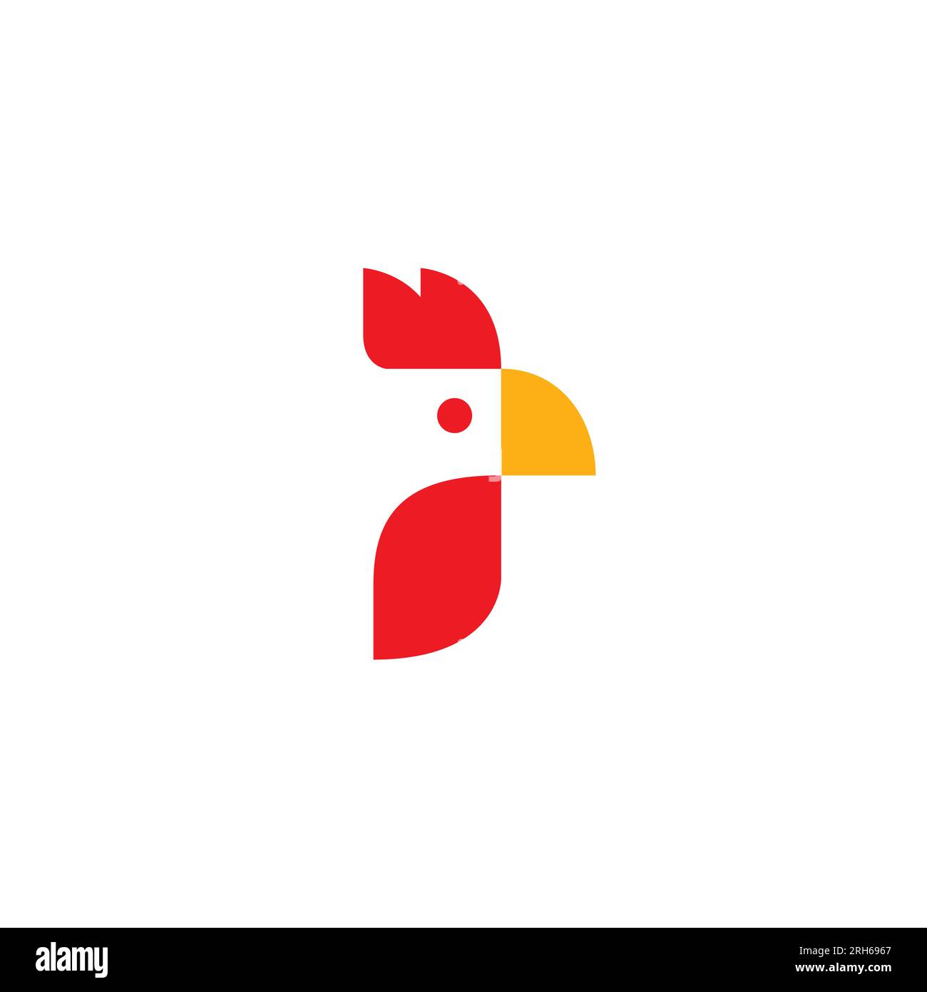 Rooster logo hi-res stock photography and images - Alamy