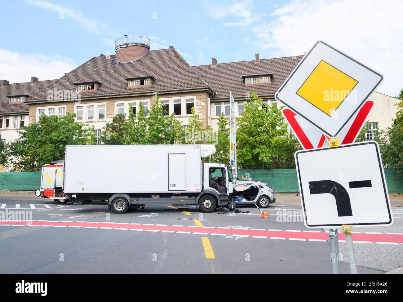 Changed traffic routing hi-res stock photography and images - Alamy