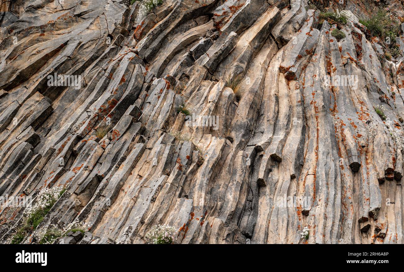natural rock background texture. rock formation, unusual mountain ...