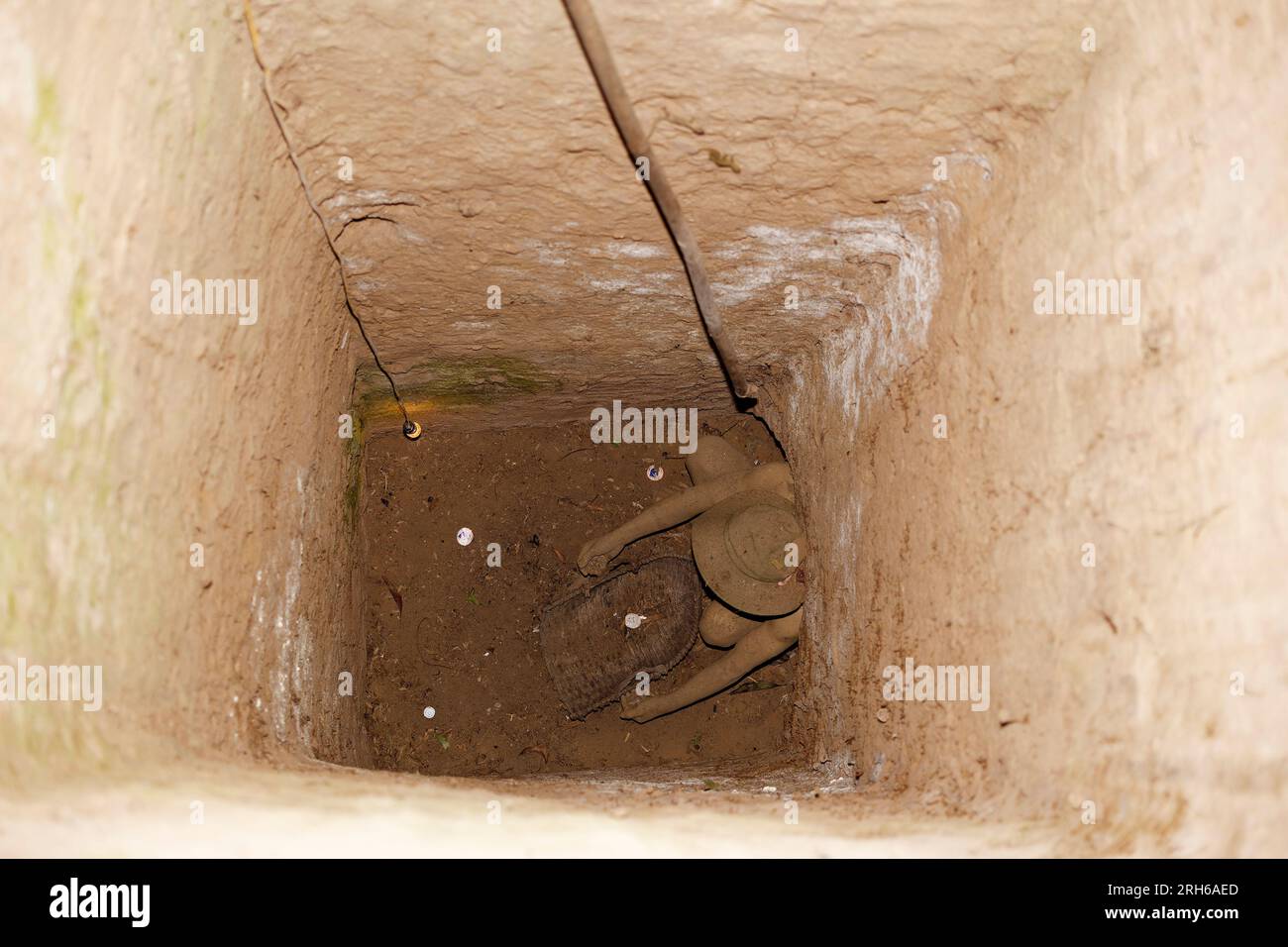 Cu Chi, Vietnam. 21st Aug, 2014. The Cu Chi Tunnels are an immense ...