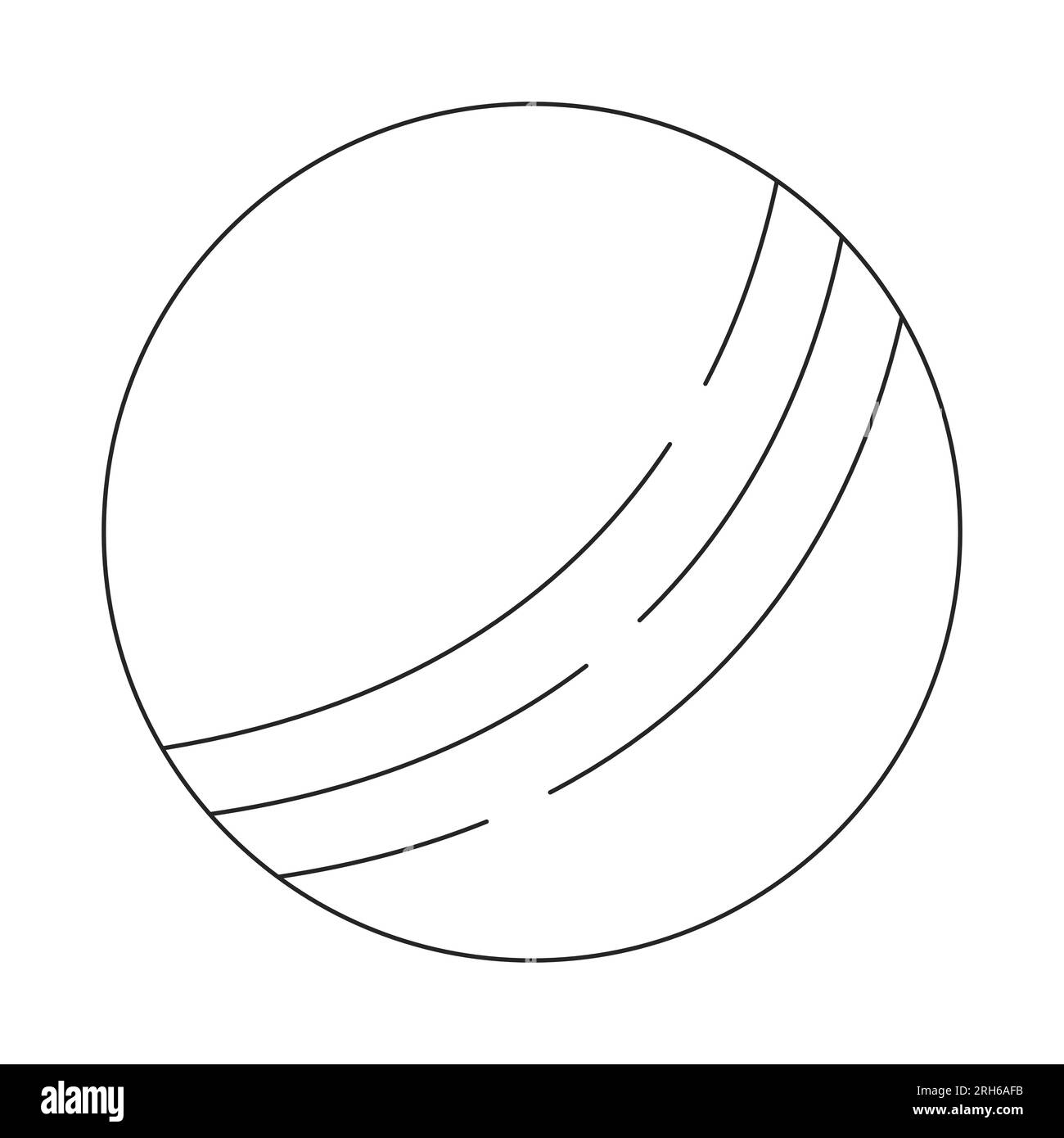 Planet flat monochrome isolated vector object. Celestial body Stock ...