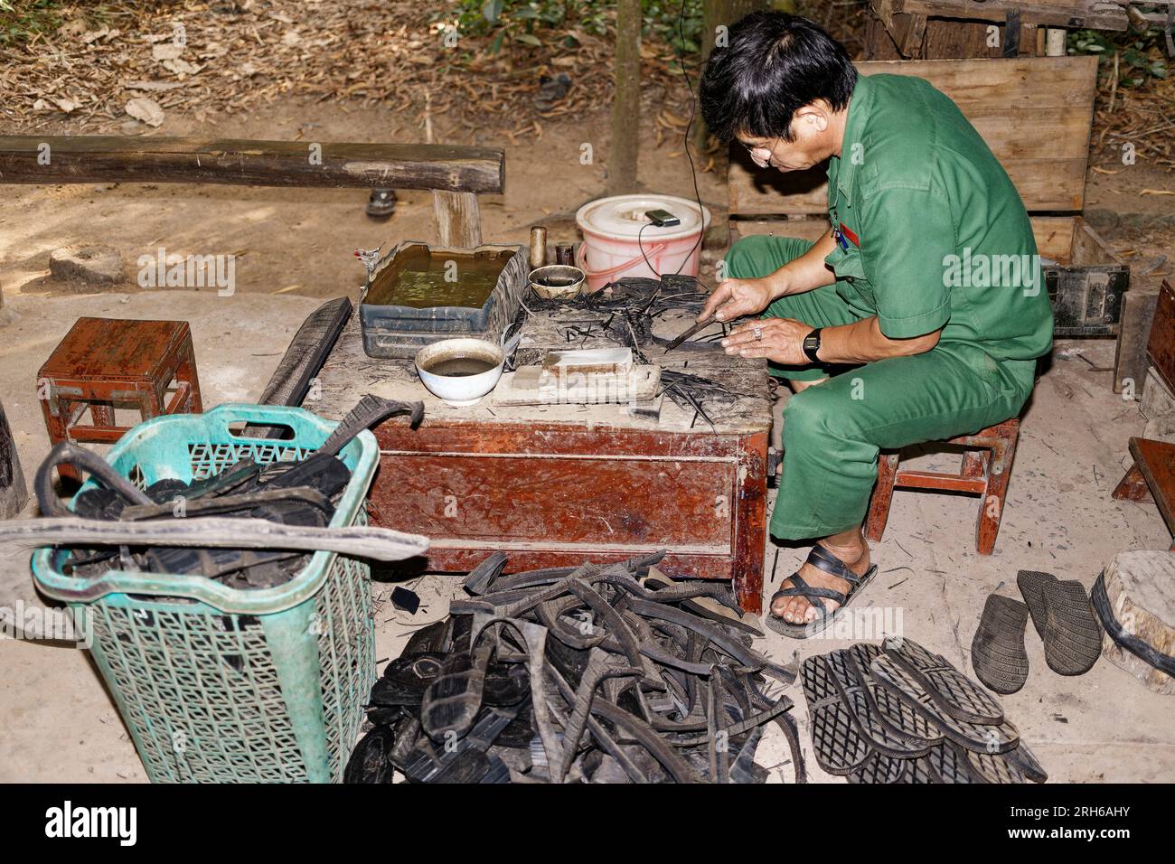 Cu Chi, Vietnam. 21st Aug, 2014. The Cu Chi Tunnels are an immense ...