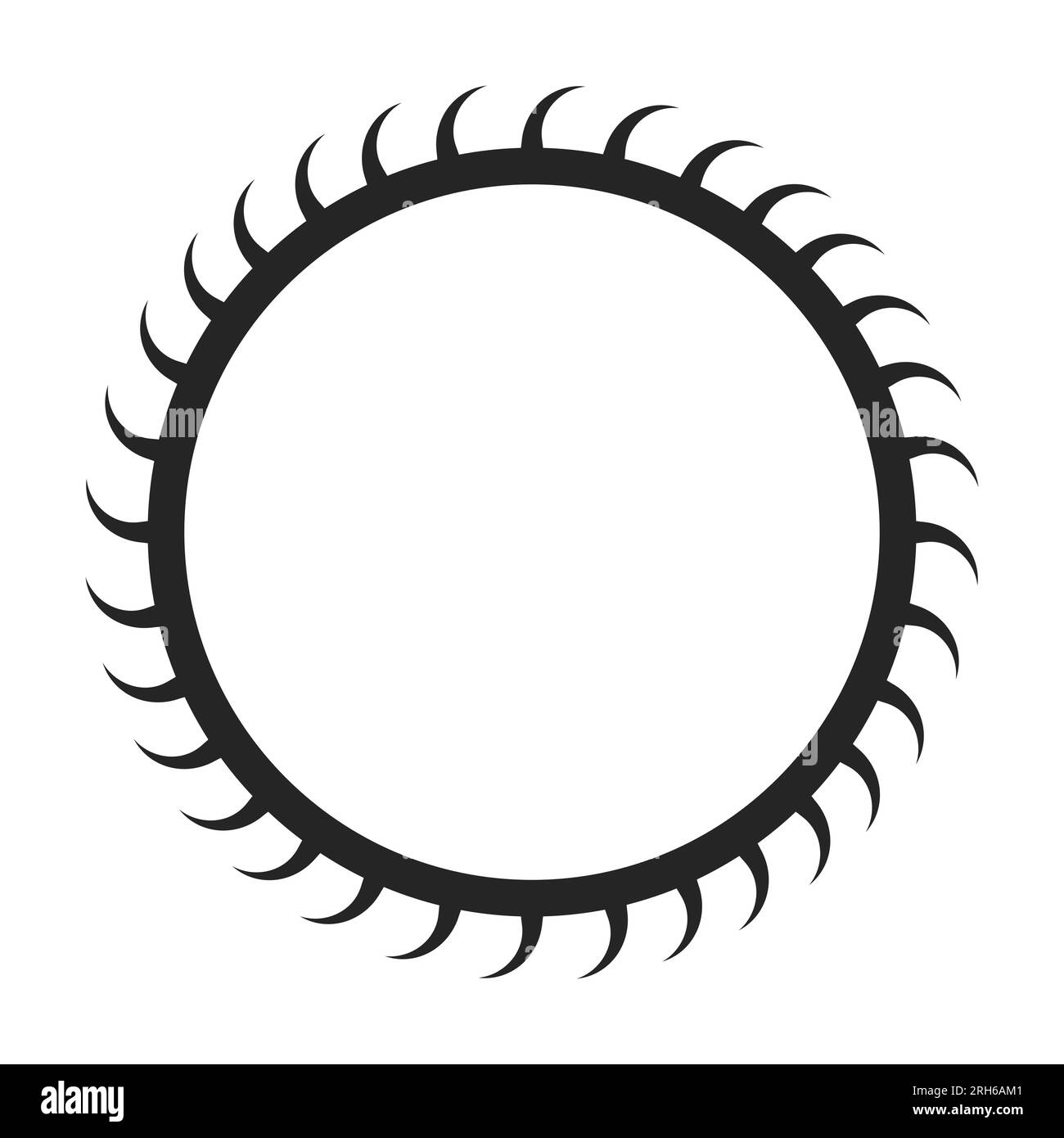 Sun Flat Monochrome Isolated Vector Object Stock Vector Image And Art Alamy