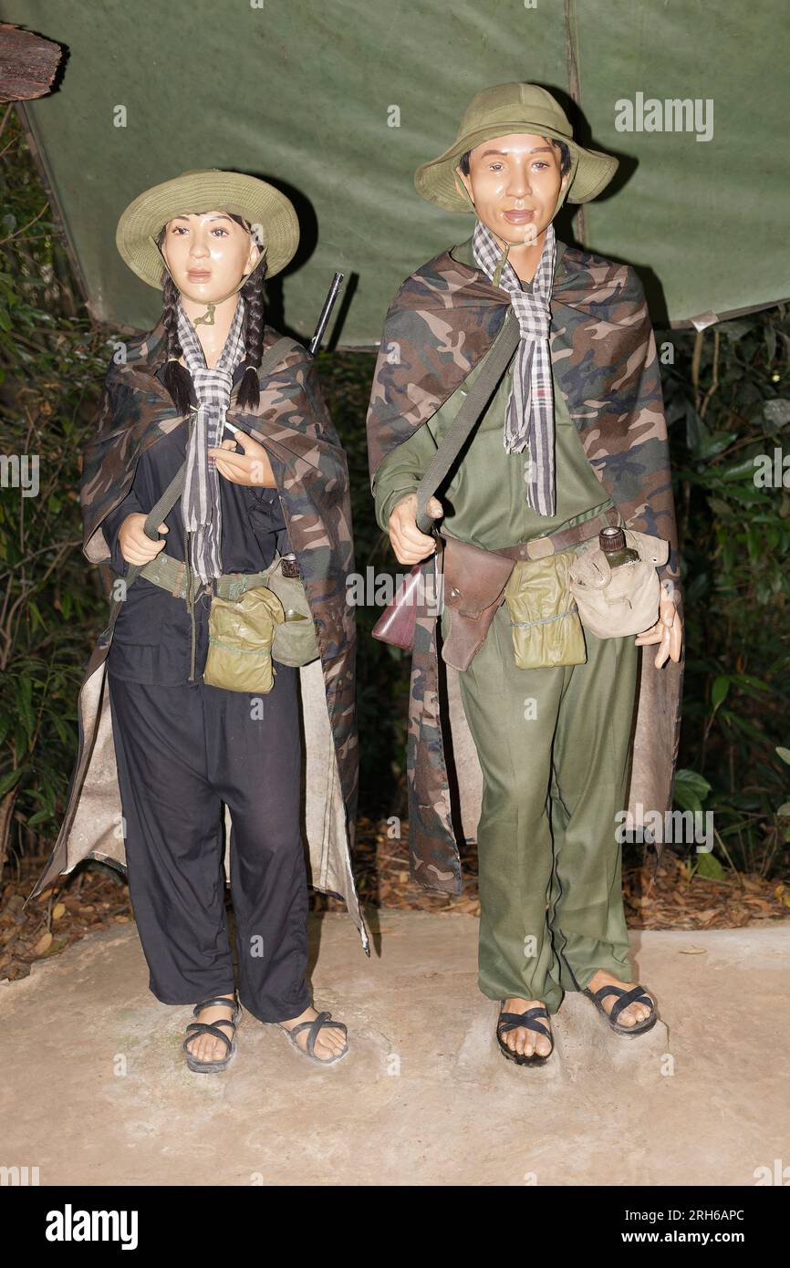 Cu Chi, Vietnam. 21st Aug, 2014. The Cu Chi Tunnels are an immense ...