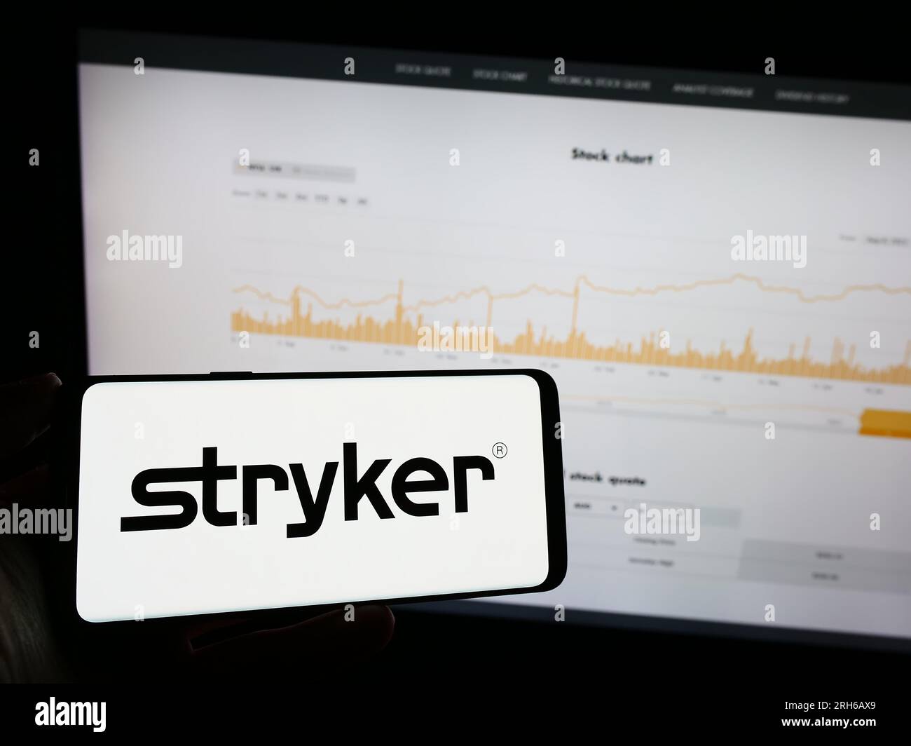 Stryker logo hi-res stock photography and images - Alamy