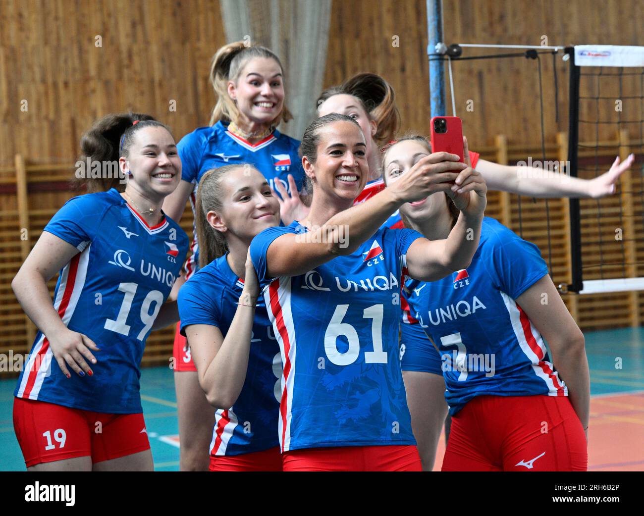Kladno, Czech Republic. 14th Aug, 2023. Czech women's national ...